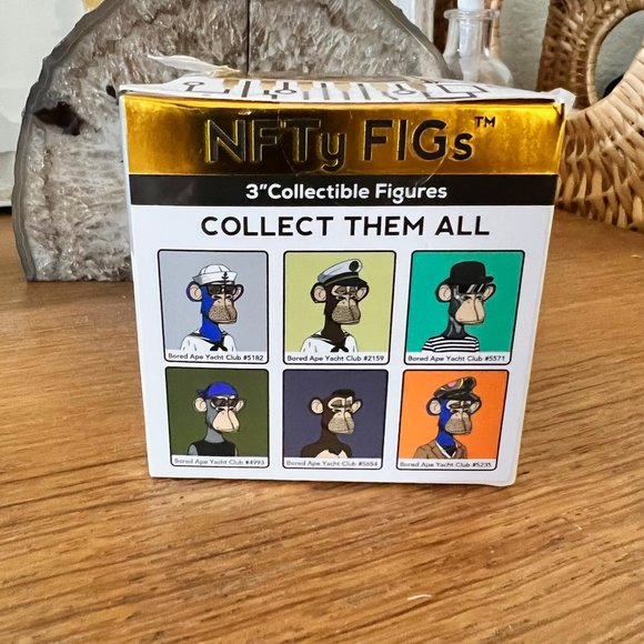 NFTy FIG Bored Ape Figurines | Accessories | Nfty Figs 3 Inch Bored Ape ...